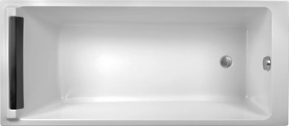 Акриловая ванна Jacob Delafon Spacio E6D161RU-00 без опоры 170x75, пристенная, встраиваемая, белая, глянцевая, прямоугольная