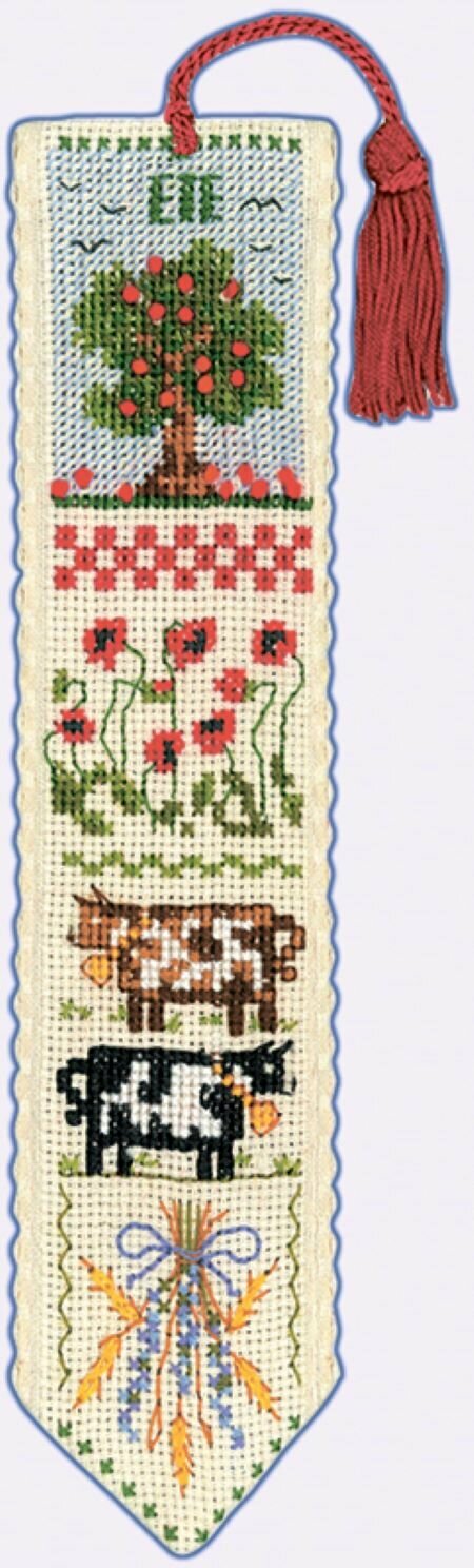 Набор для вышивания Le Bonheur des Dames закладки "ETE" Лето в технике счётный крест, бэкстич 4533