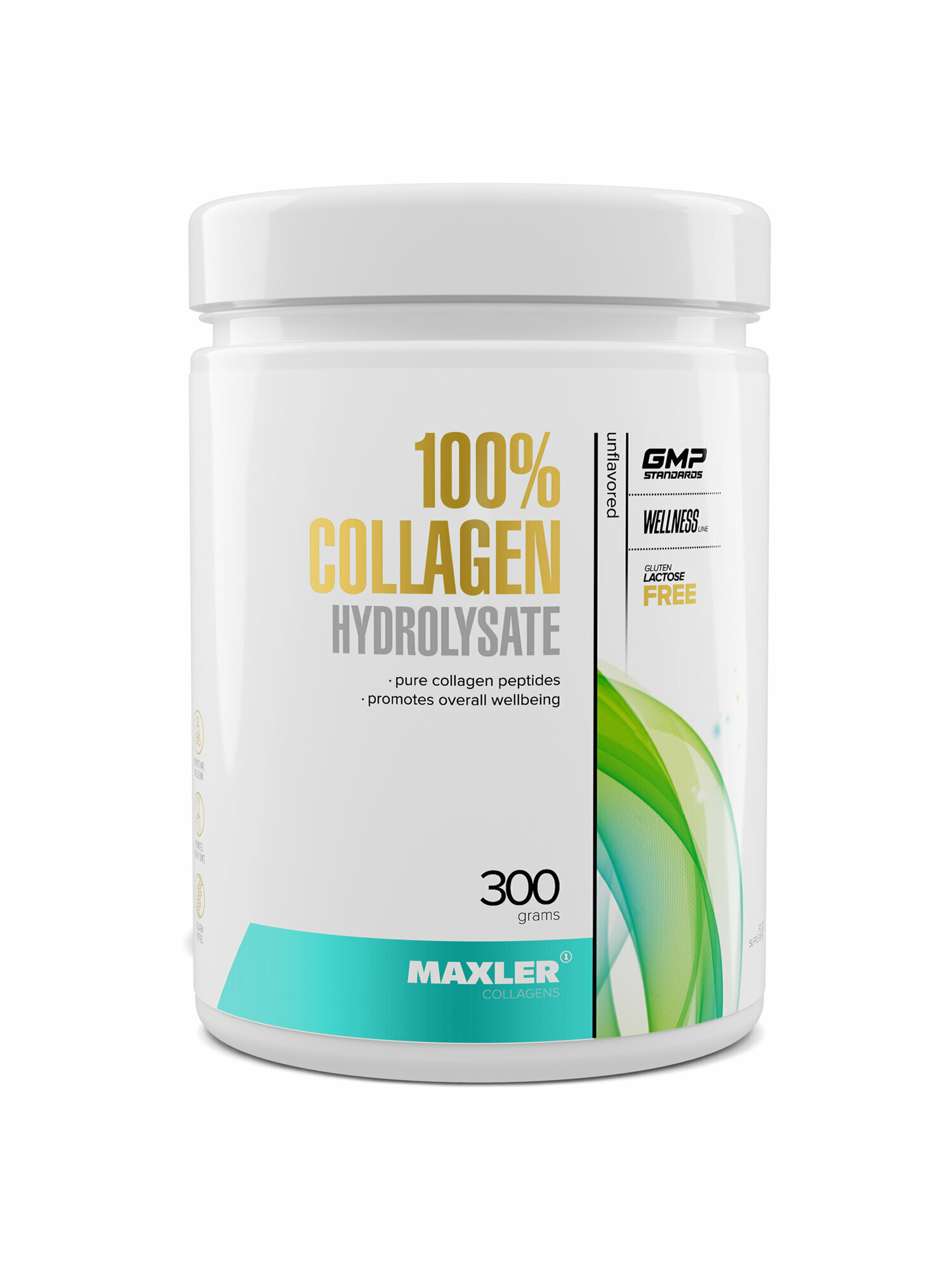 Коллаген гидролизованный говяжий Maxler, порошок, 300 г