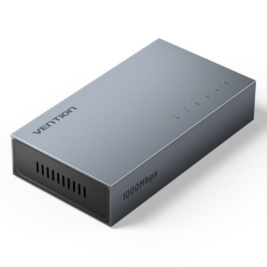 Коммутатор сетевой Vention 5 портов Gigabit Ethernet - Серый
