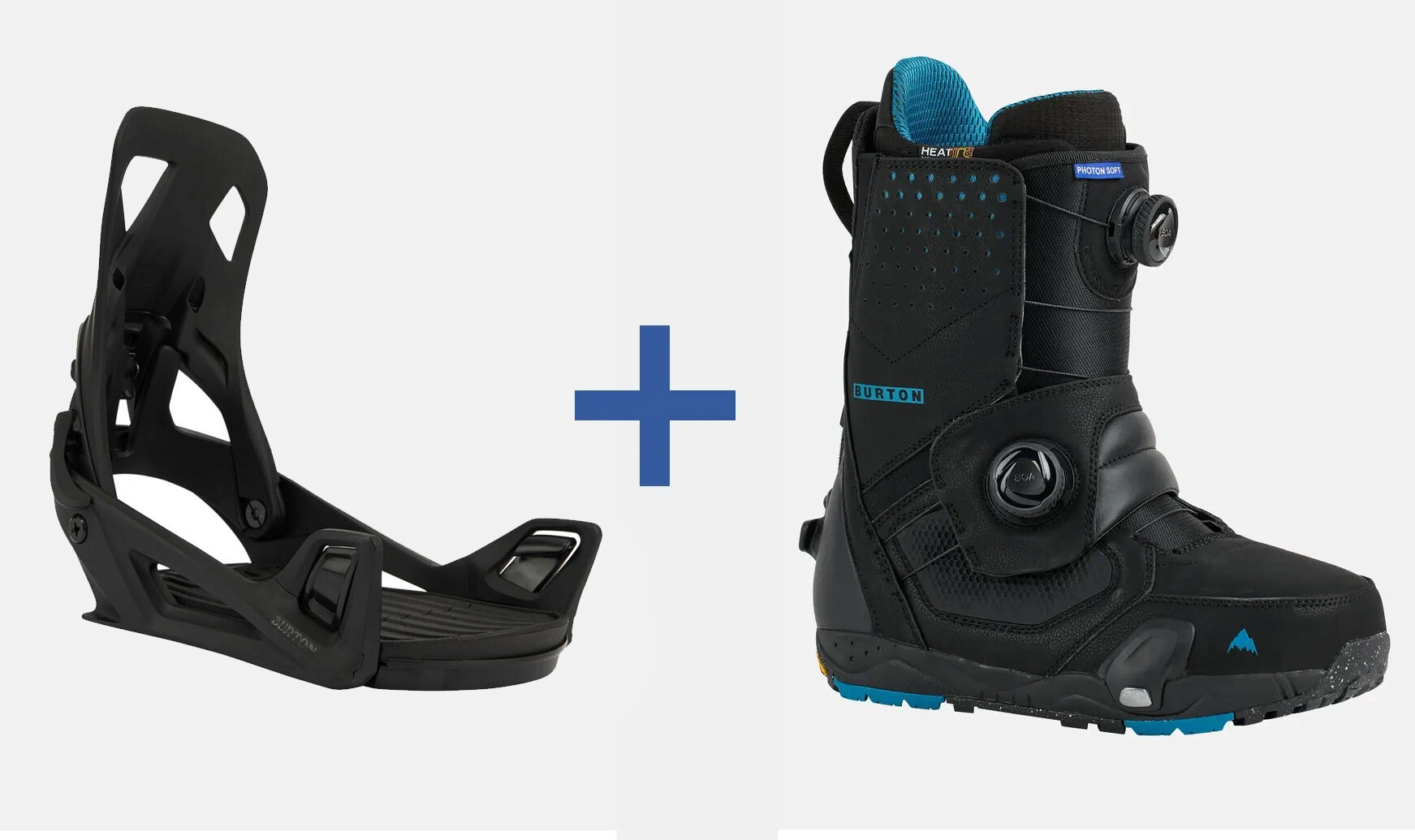 Комплект Burton Step On Re: flex мужской крепления сноуборда с бoтинками PHOTON, размер М (RU 41)