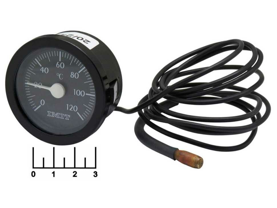 Термометр капиллярный стрелочный (0.+120C) 1.5м (010247)