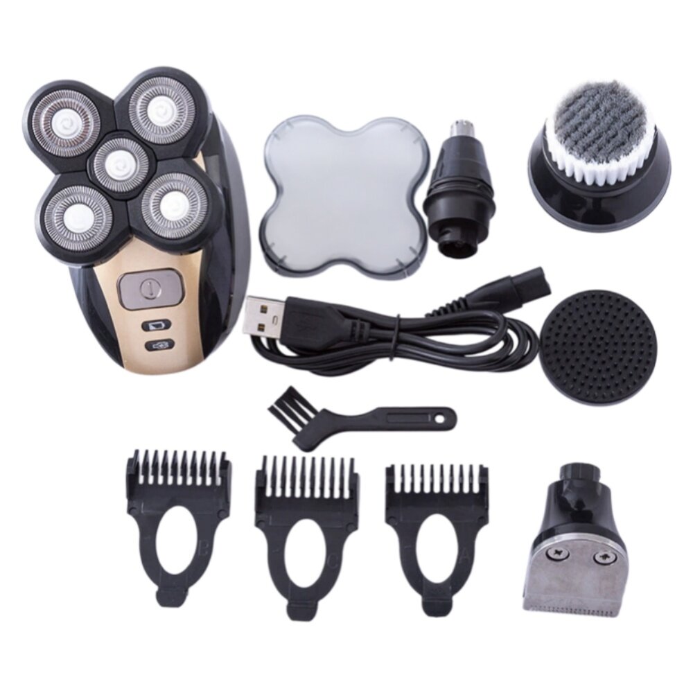 Men Razor Multi-functional 5-in-1 Electric Head Shavers