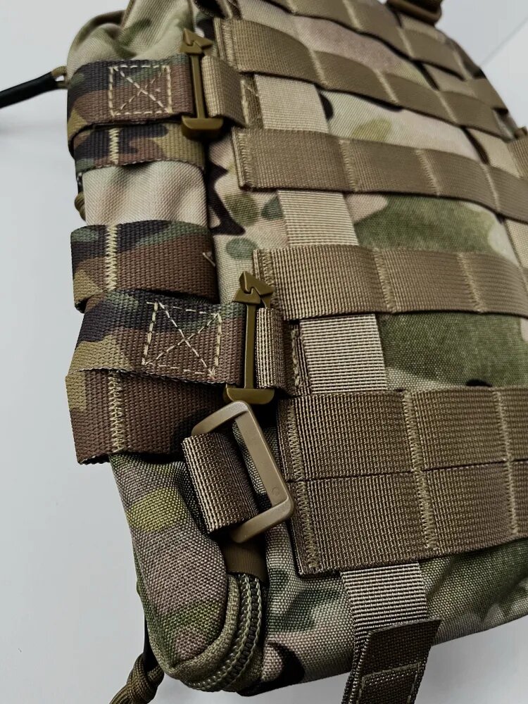 Тактический рюкзак Molle для охоты и рыбалки, из нейлона 500D, 29.5x21x13 см, цвет мультикам — фото 1