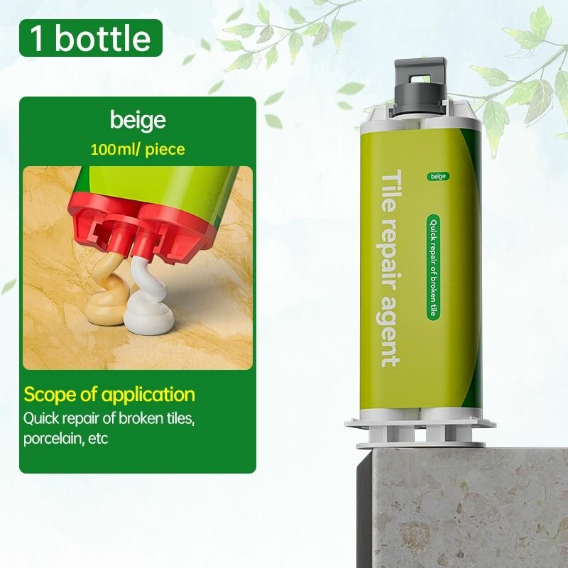 Средство для ремонта плитки, керамическая паста, клей для плитки, сильный клей для туалета,1 шт, 100 мл