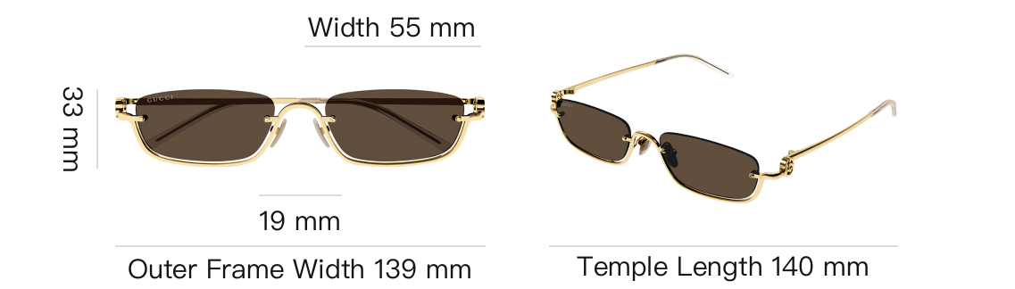 GUCCI, коричневый — фото 1