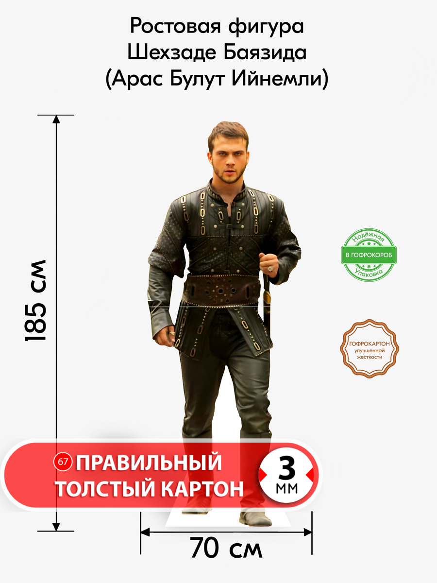 Аксессуар для фотосессий, Арас Булут Ийнемли (Шехзаде Баязид "Великолепный век"), ростовая фигура