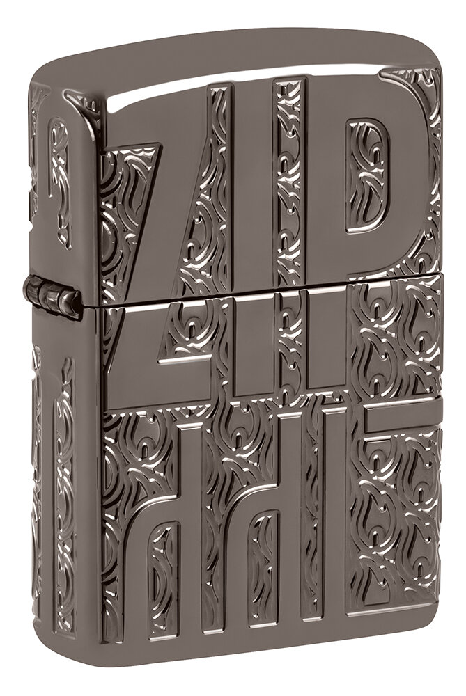 Зажигалка бензиновая Zippo Armor 46312 Reverse Carve НЕ заправлена