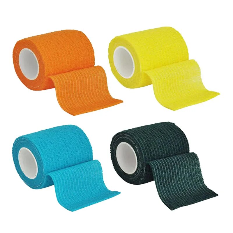Эластичный самоклеящийся бинт 4,8 м 5cmx5m, Mix-4pcs3