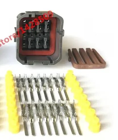Авторазъем KET 16pin DJ7161Y-2-21/11, мужской