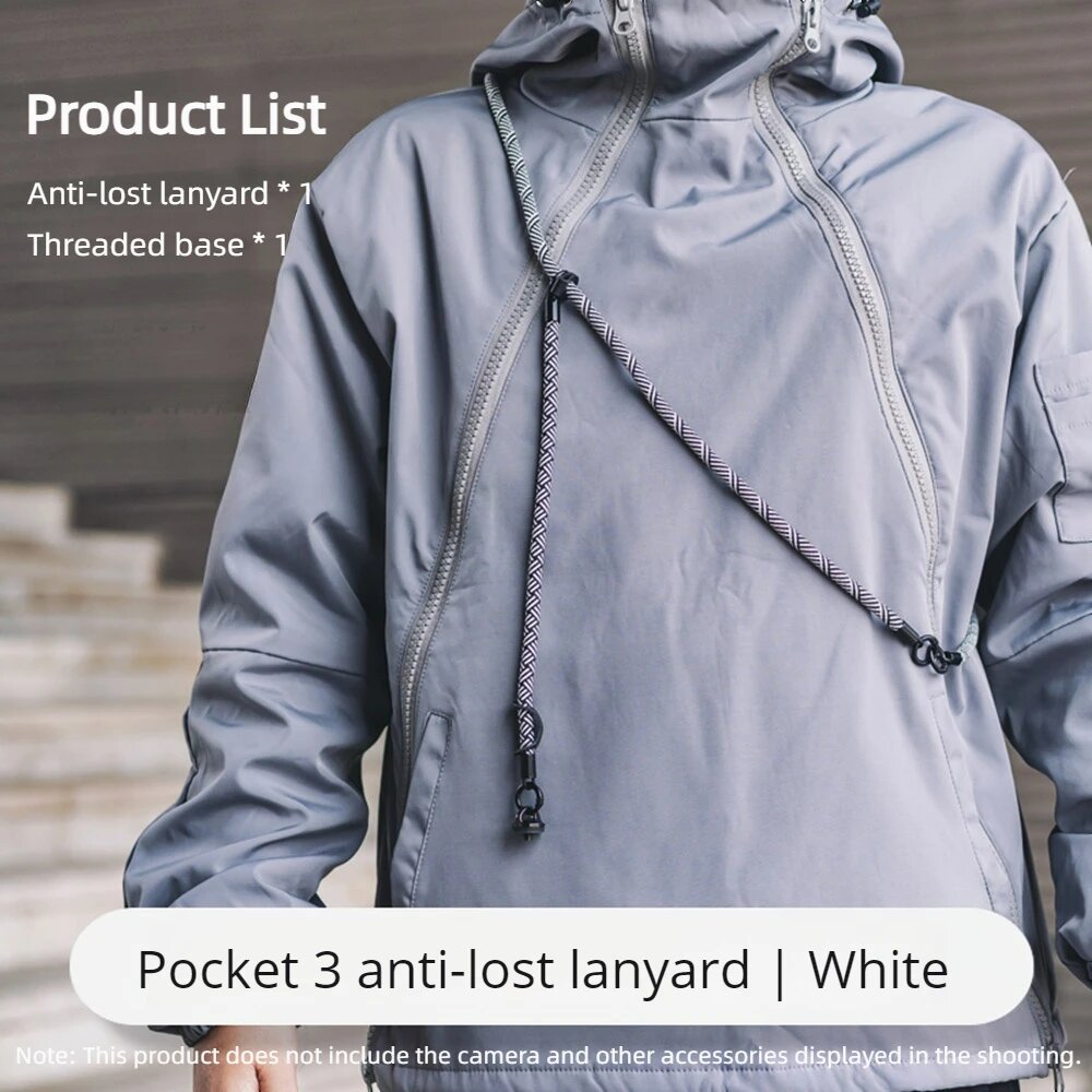 Ремешок anti-lost для DJI Pocket 3 White