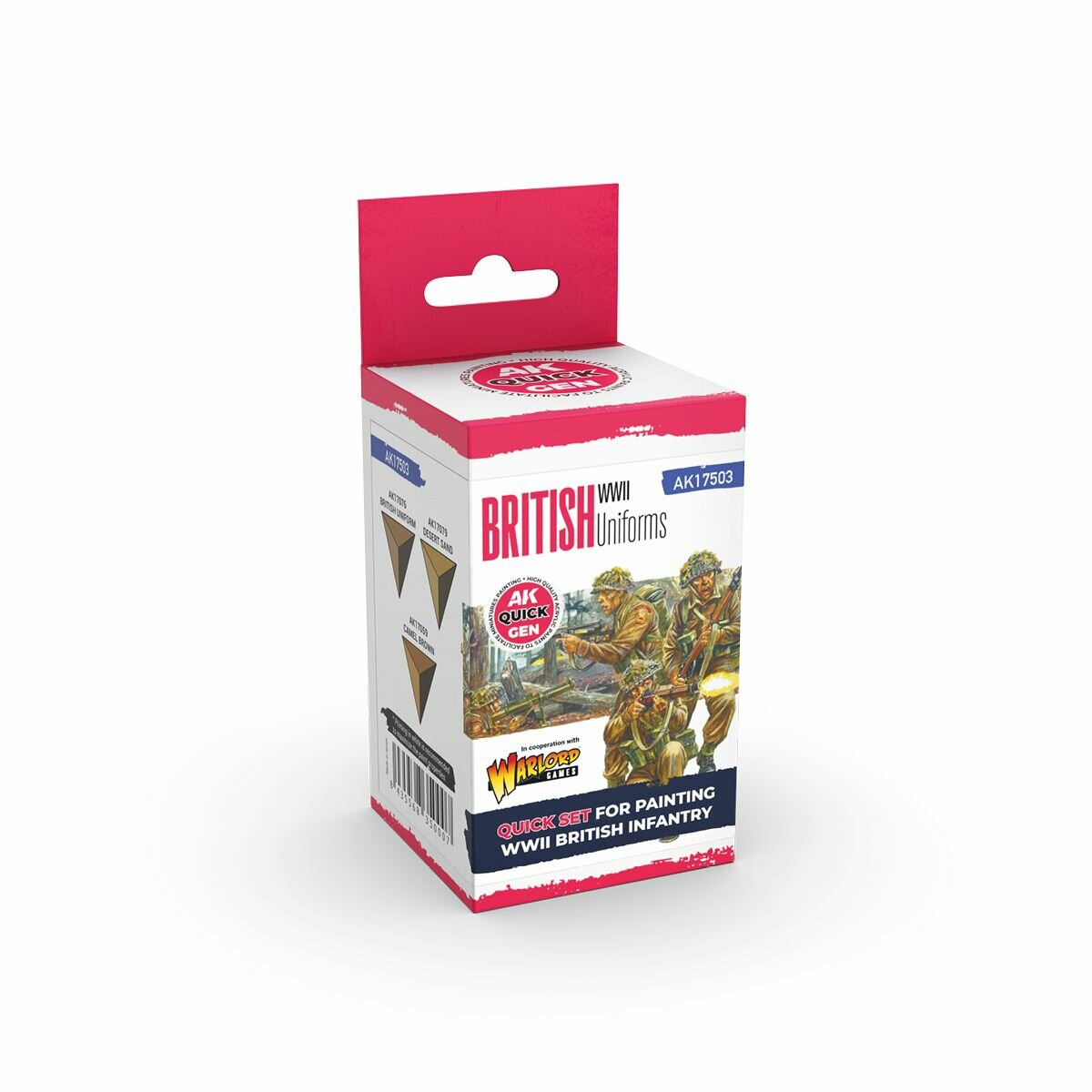 Набор акриловых красок AK Interactive - QUICK GEN Set - British Uniforms