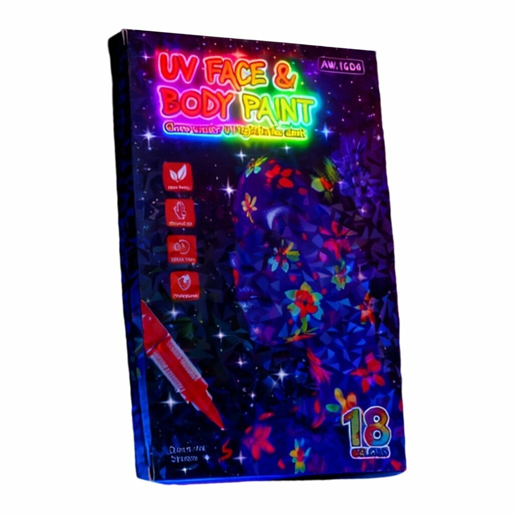 Фломастеры для раскрашивания лица, Ручки для раскрашивания тела для кожи, Моющиеся временные фломастеры для вечеринок, фестивалей и косплея в черном цвете