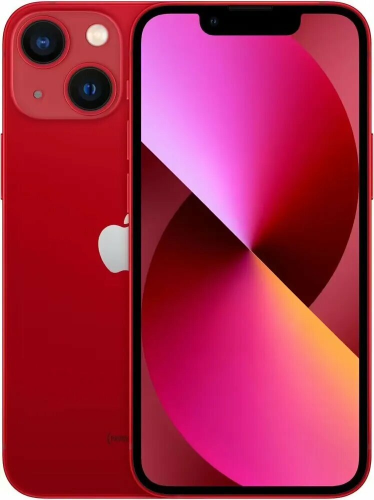 Восстановленный Apple Смартфон iPhone 13 SIM+SIM 4/128 ГБ, красный