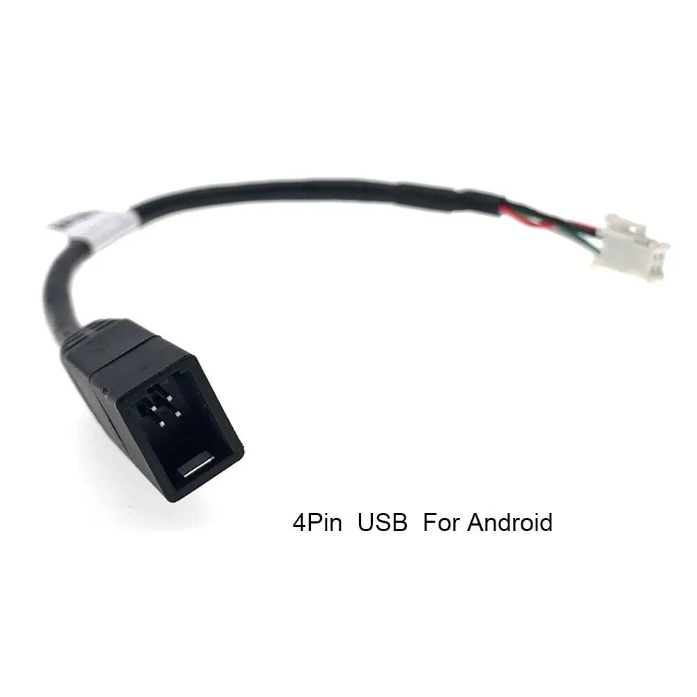 Автомобильный аудиокабель Aux, кабель для передачи данных, 4-контактный штекер, 4 Pin For Android