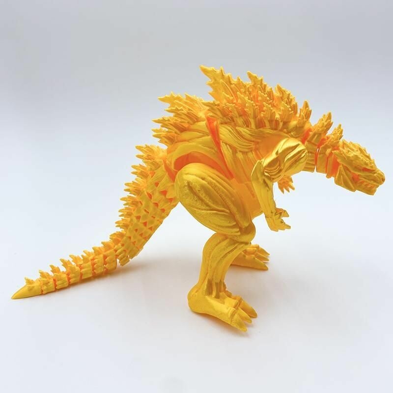 Мускулистый Годзилла, 3D-фигурка, шарнирная модель, креативная игрушка-декор, рождественские подарки