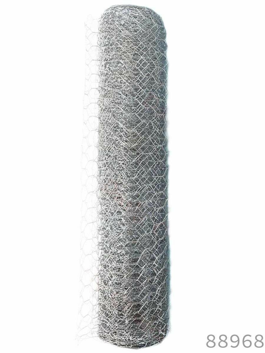 Сетка металлическая оцинкованная, Ячейка 16x24 мм рулонная - для ограждения птичников и сада, сетка рабица DIY