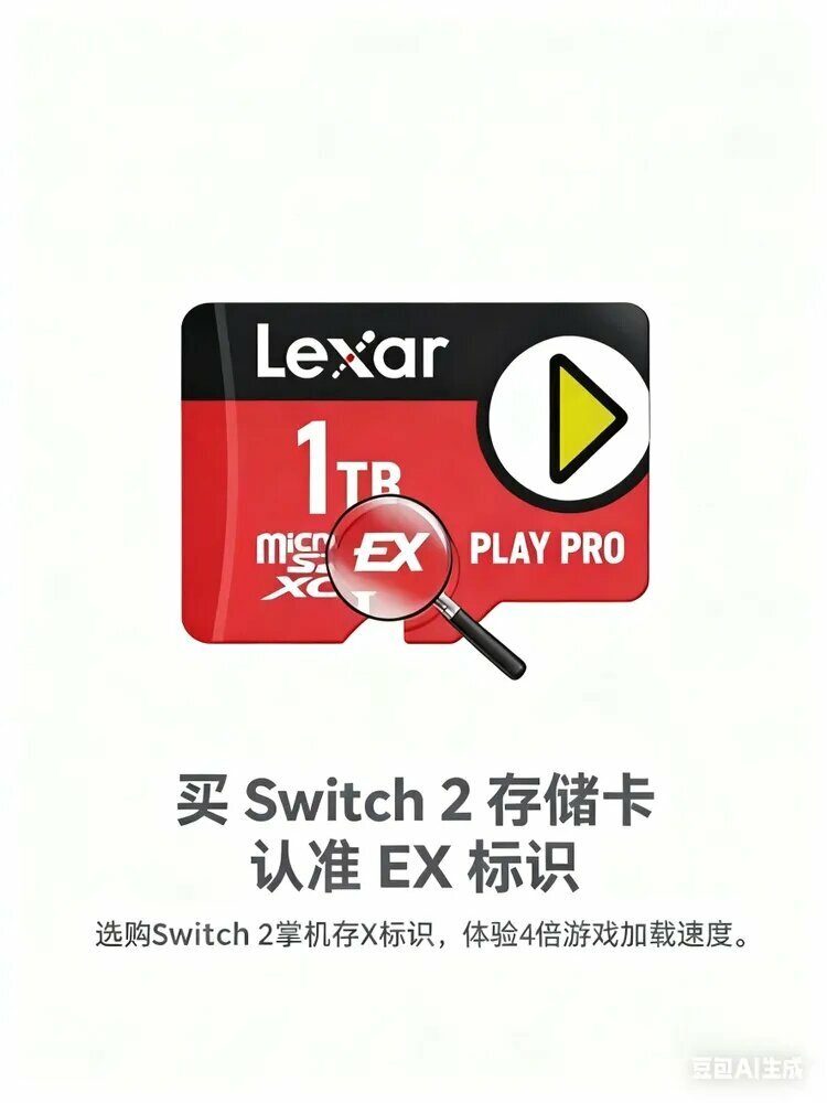 Lexar microSD Express Card для Nintendo Switch 2 - 1TB — фото 1