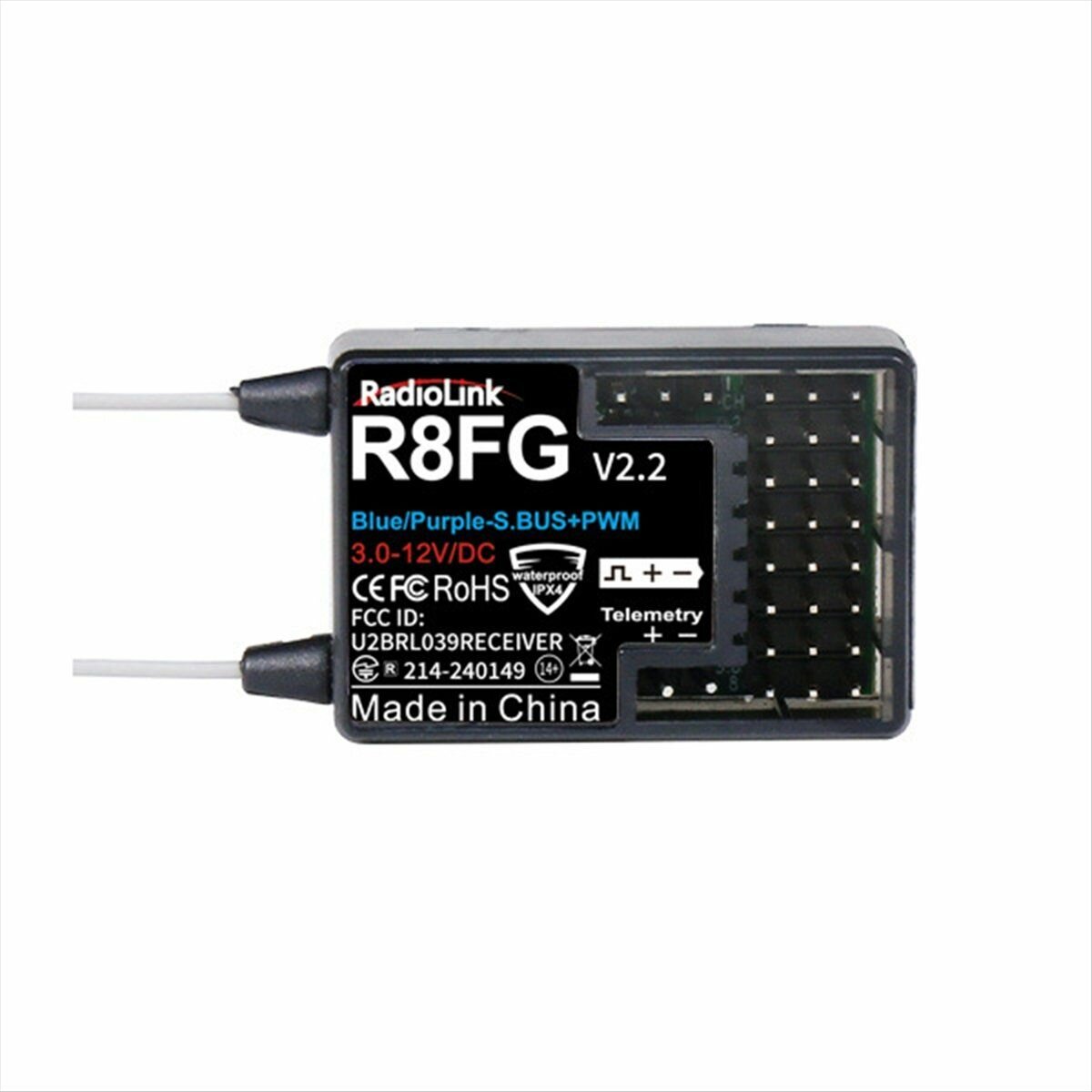 Radiolink R8FG 8-Канальный 2.4G Гироскопический RC-Приемник 600 Метров