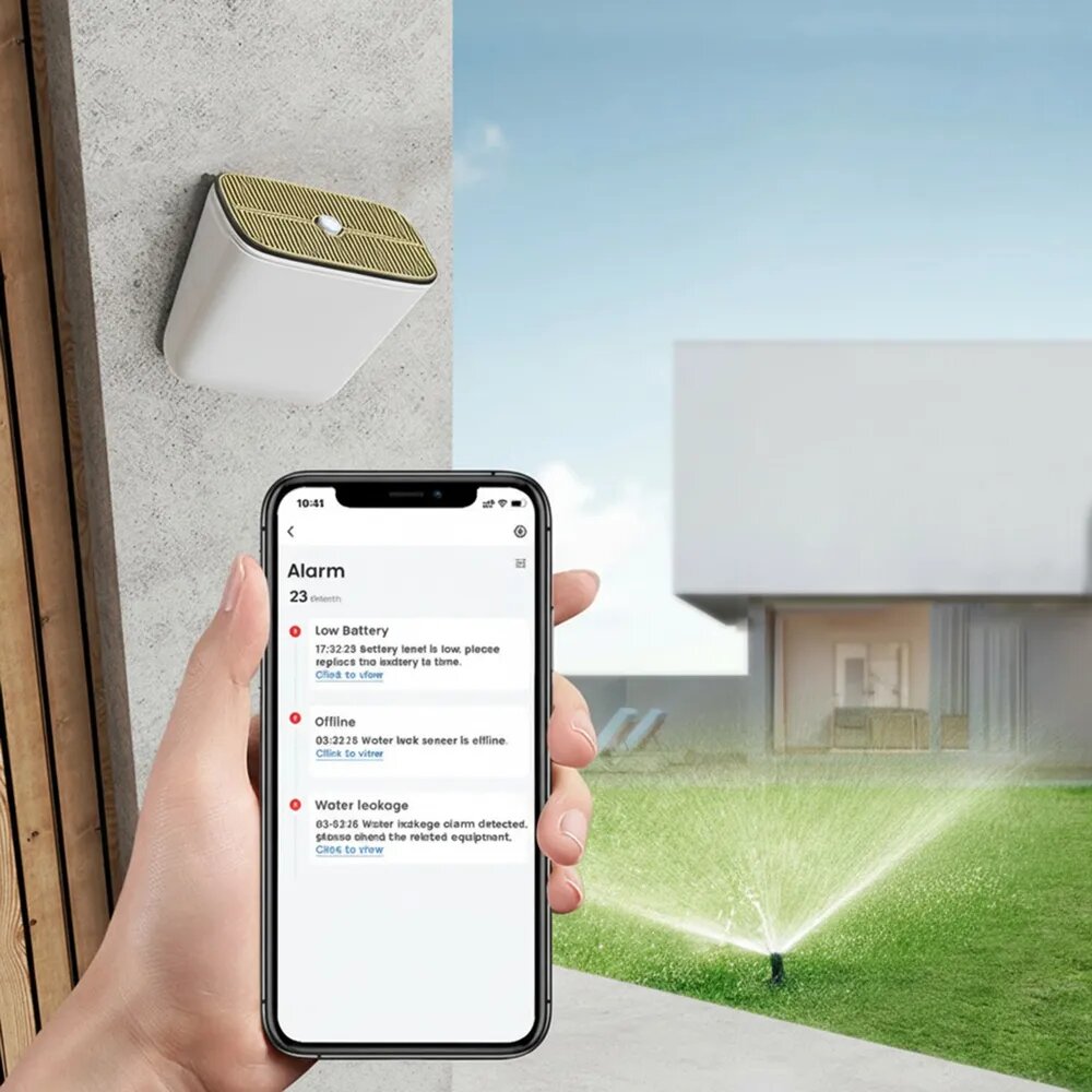 Датчик протечки и дождя Zigbee 3.0, IP67, для умного дома с функцией обнаружения воды и интеграцией в экосистему TUYA и Smart Life — фото 1