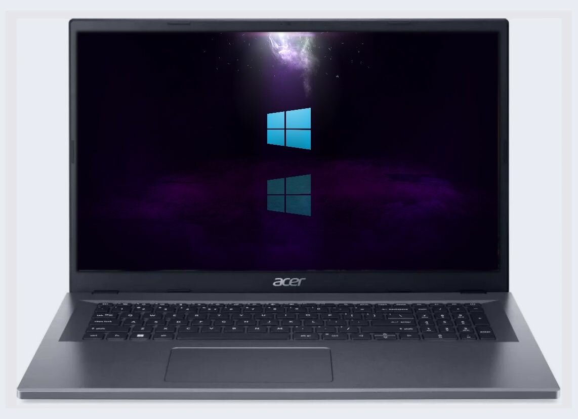 Ноутбук Acer Intel N-Series 2,8ГГц 4 ядер. 17,3' 1920x1080 Intel UHD Graphics Xe 24EUs Windows 11 Pro Русская раскладка