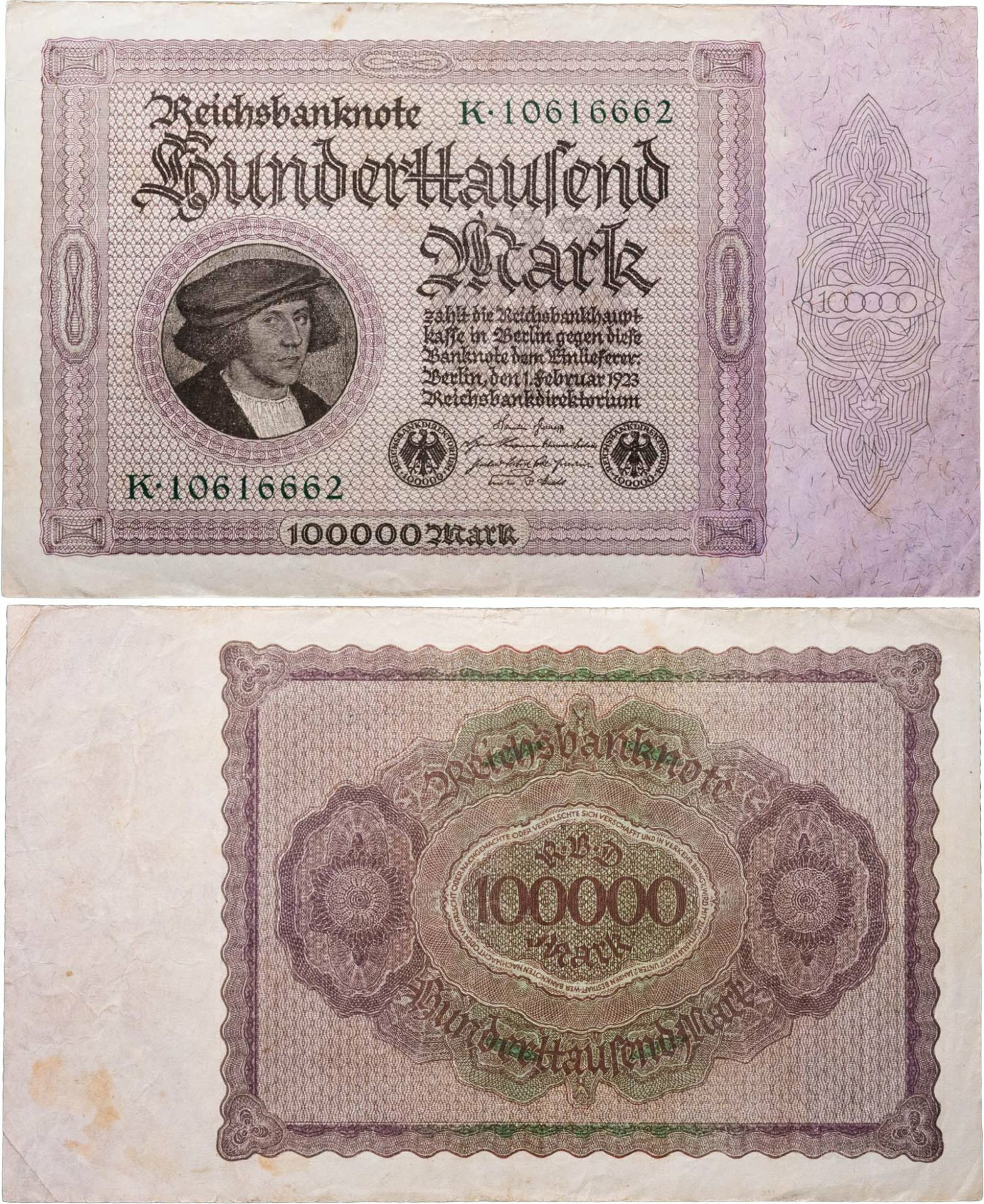 Германия 100000 марок 1923