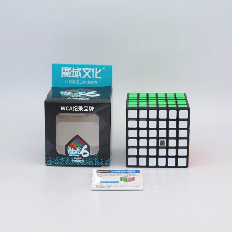6x6 Black MoYu Magia cube бирюзовый