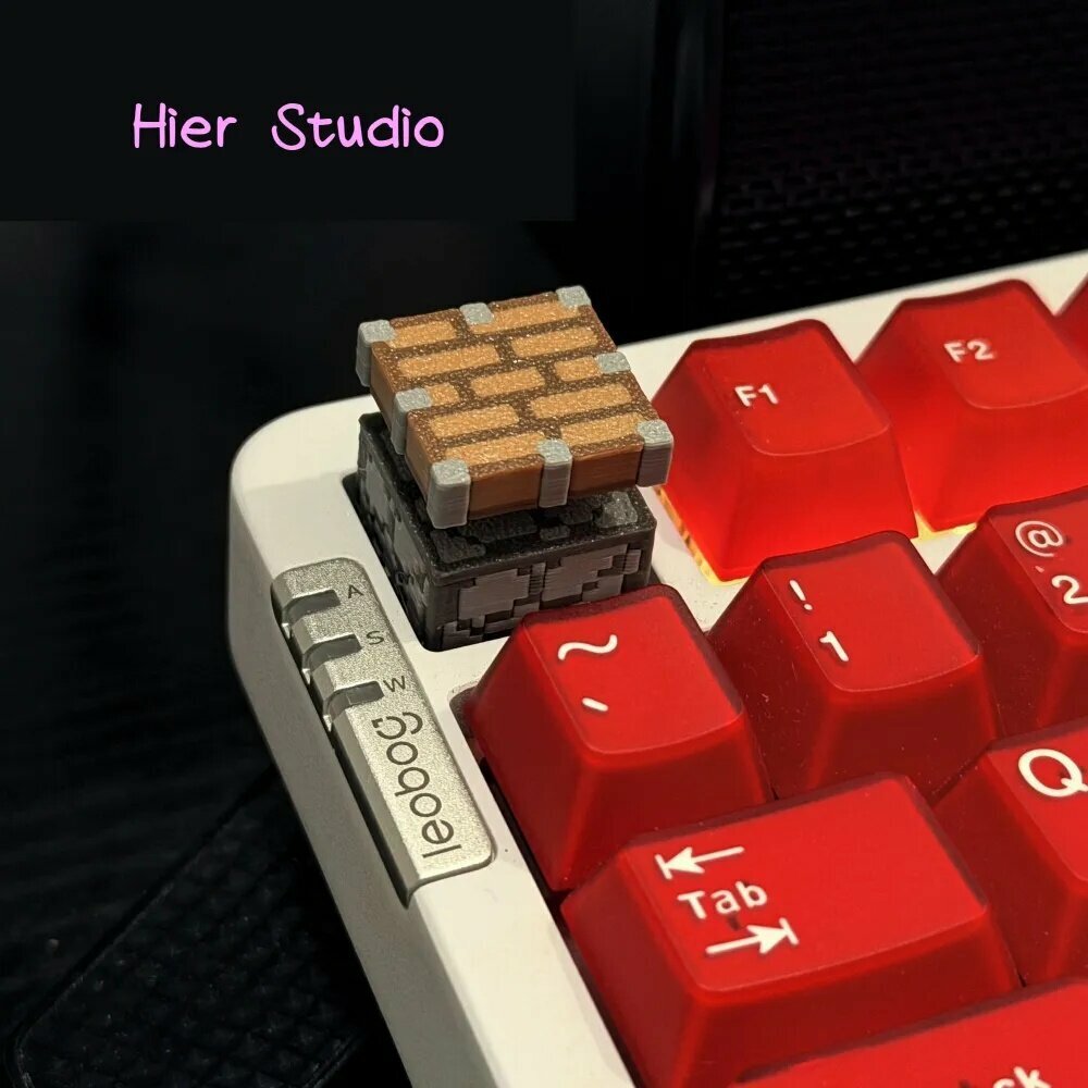 Клавиши Minecraft, cherry, PLA,1штук