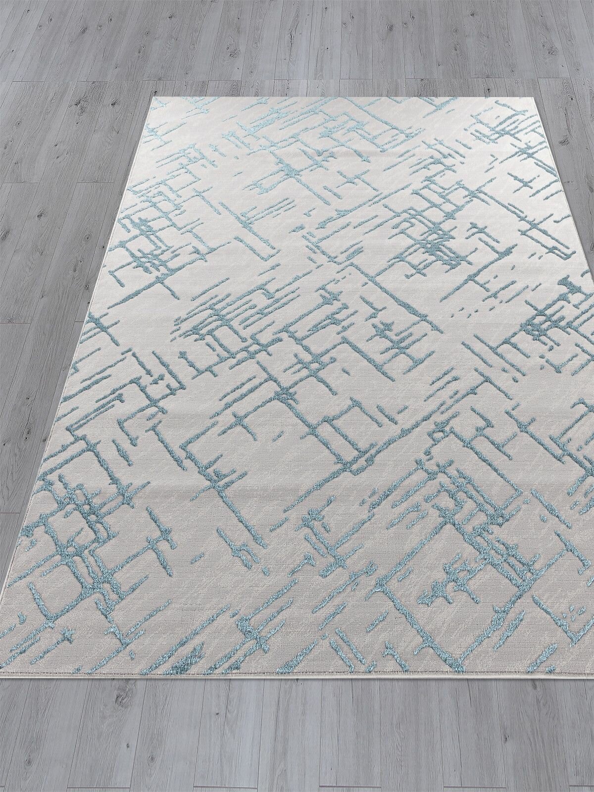 Ковер Современный gray-d. blue 1.6x2.3м