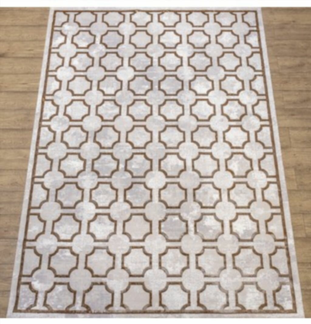 Ковер Турецкий Prado дизайн N915A цвет SH_CREAM / BEIGE_1 0.8x1.5м