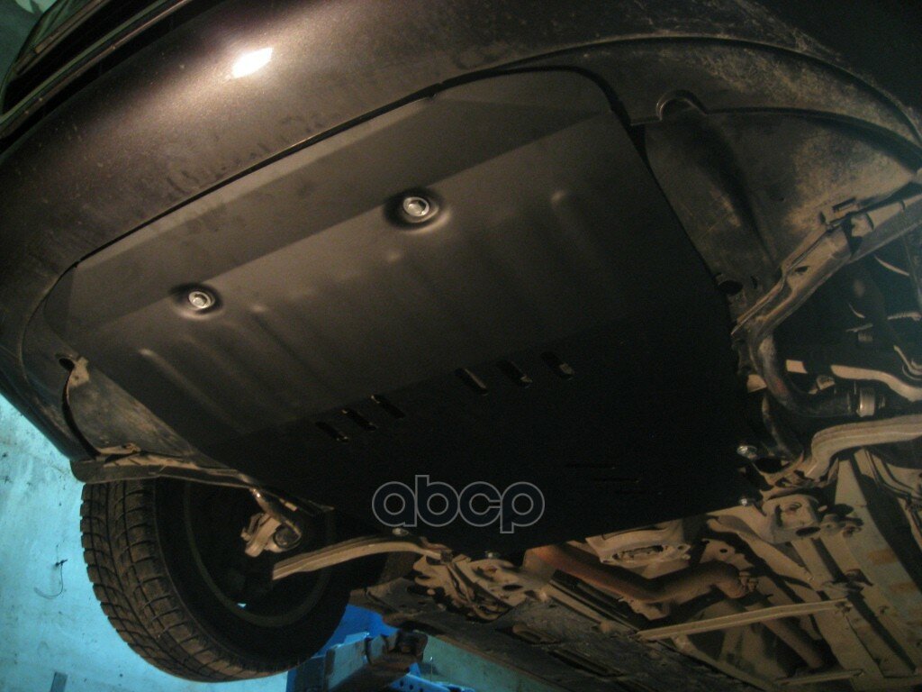 Защита картера и КПП (сталь 2 мм) + комплект крепежа для Audi A4 B7 2004-2009 (V - 1.8; 2.0TDi MT; 1.9TDI) AlfEco арт. ALF.30.34