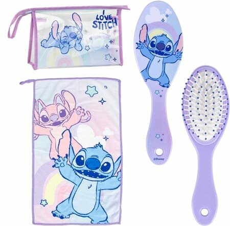 Набор декоративной косметики Disney Stitch Travel Set, синий, дорожный