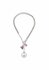 Колье LAMALA & LAFEA, кристаллы Swarovski, длина 80 см, rose