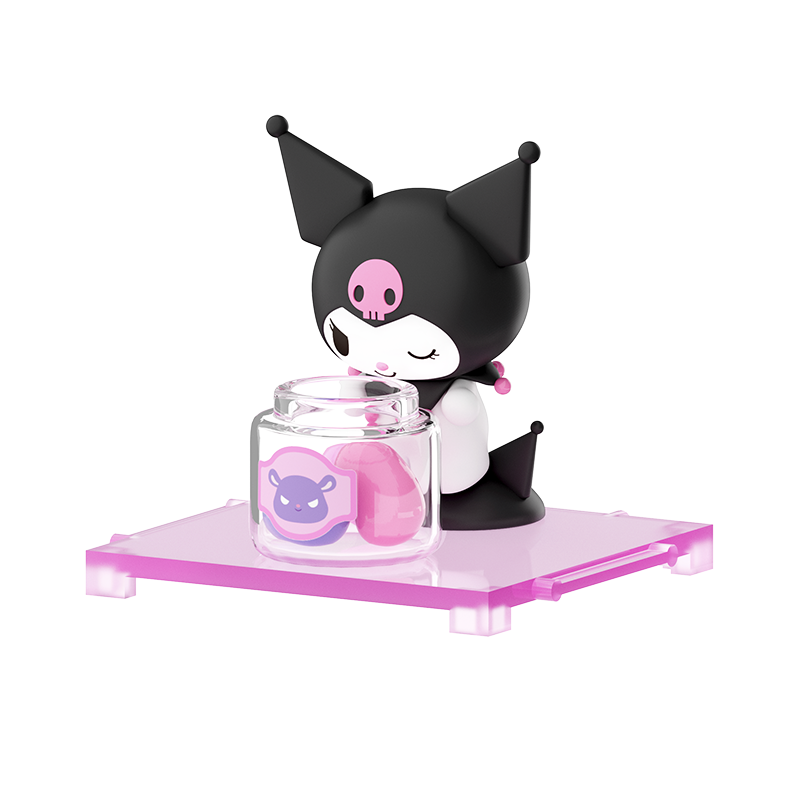 Фигурка Hangyodon из серии Sanrio: рыбка-клоун в подарочной коробке-сюрпризе, украшение на день рождения. Снек-микс -