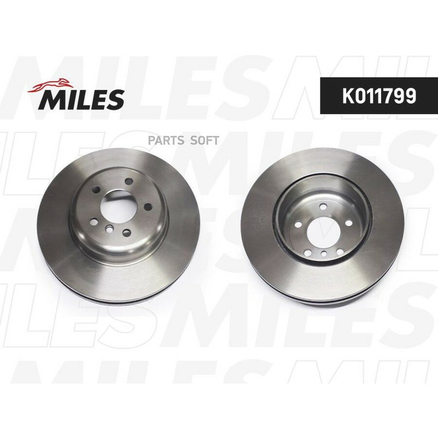 MILES K011799 Диск тормозной BMW 5 F10/11/7 F01-04 задний вент. D 345мм. ()