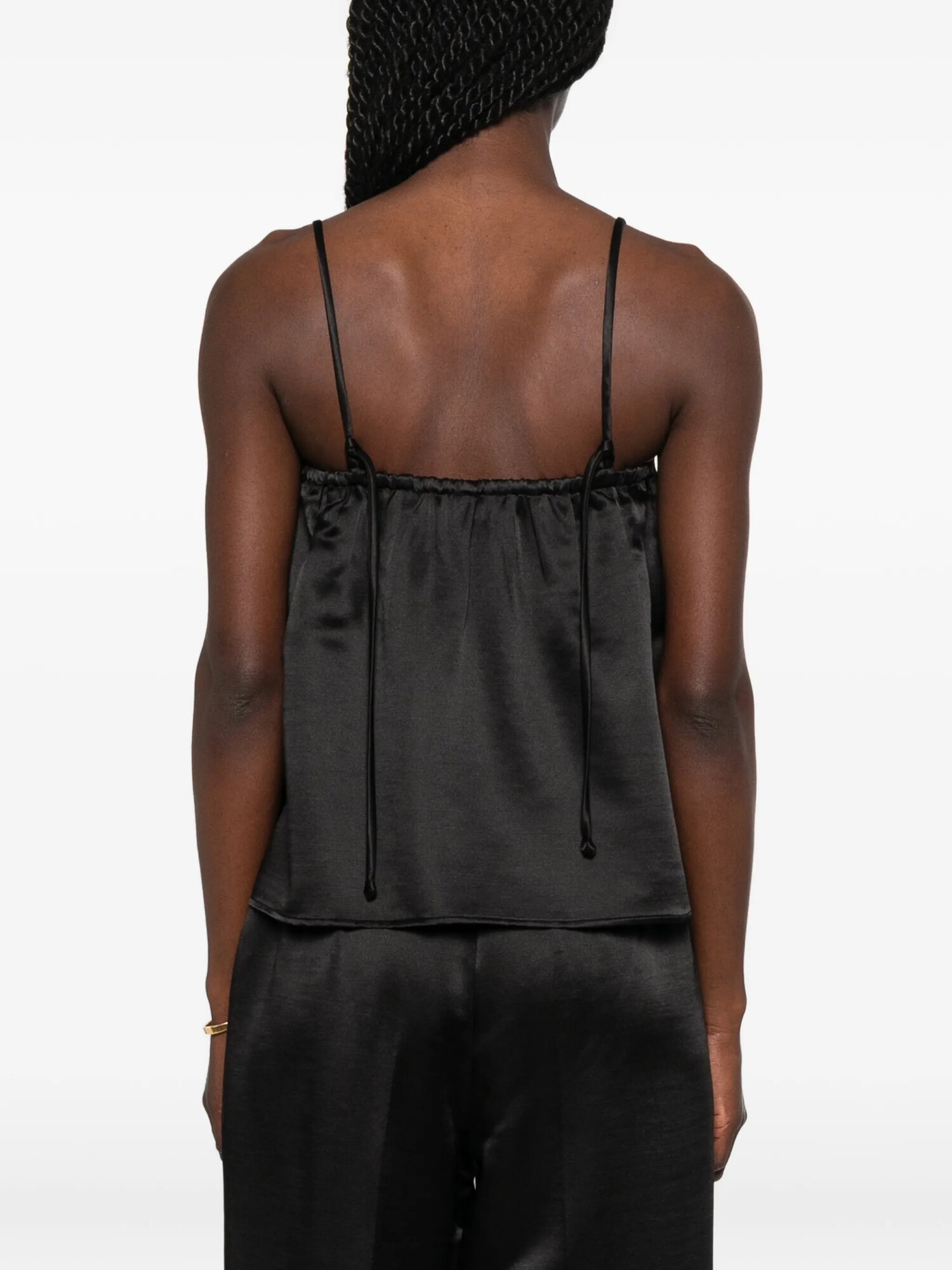 Блуза Soft Goat Gathered spaghetti-strap blouse, размер 40 — фото 1