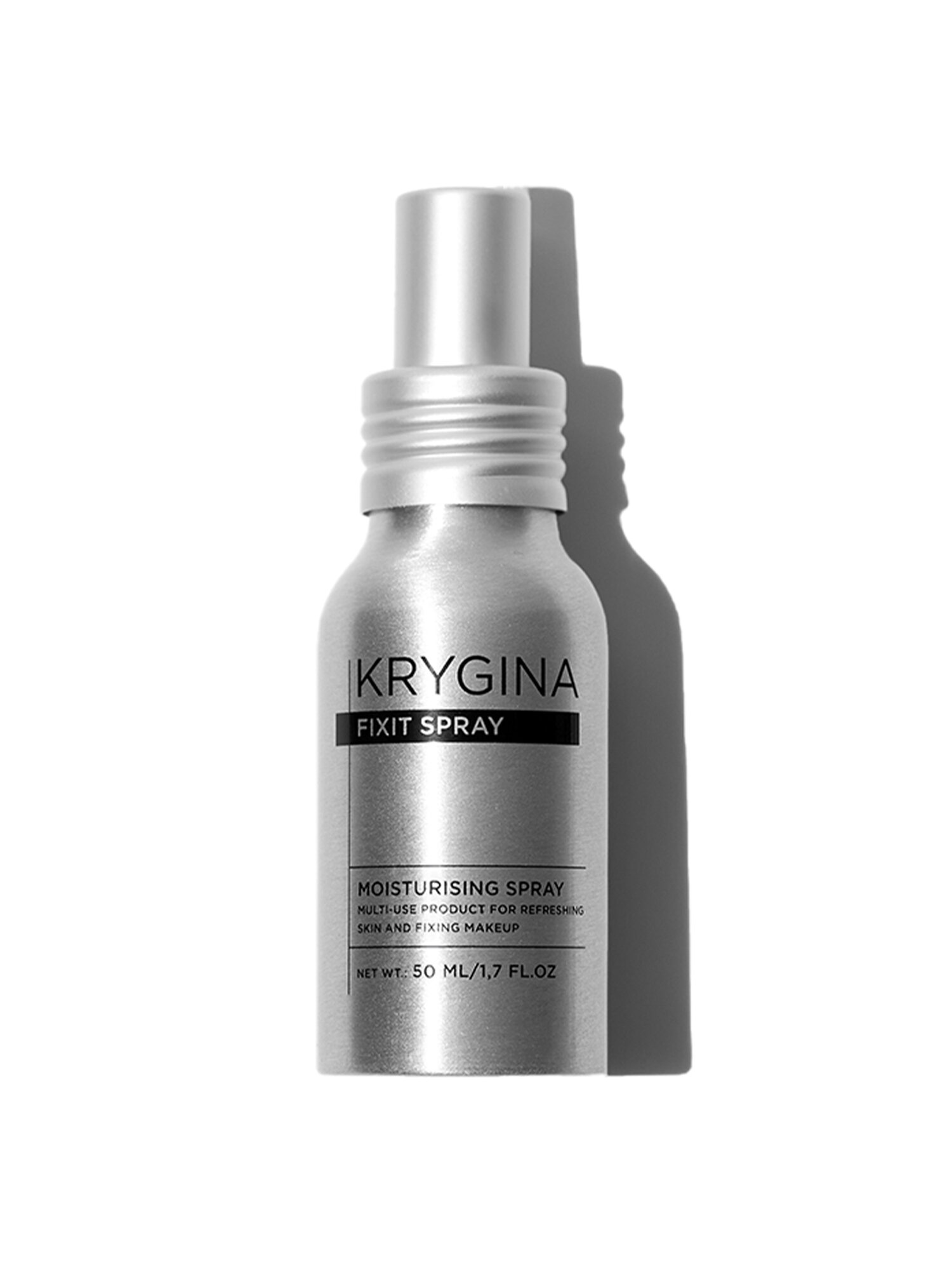 KRYGINA cosmetics Спрей фиксатор макияжа, увлажняющий праймер для лица, мист Fixit Spray 3в1, 50 мл