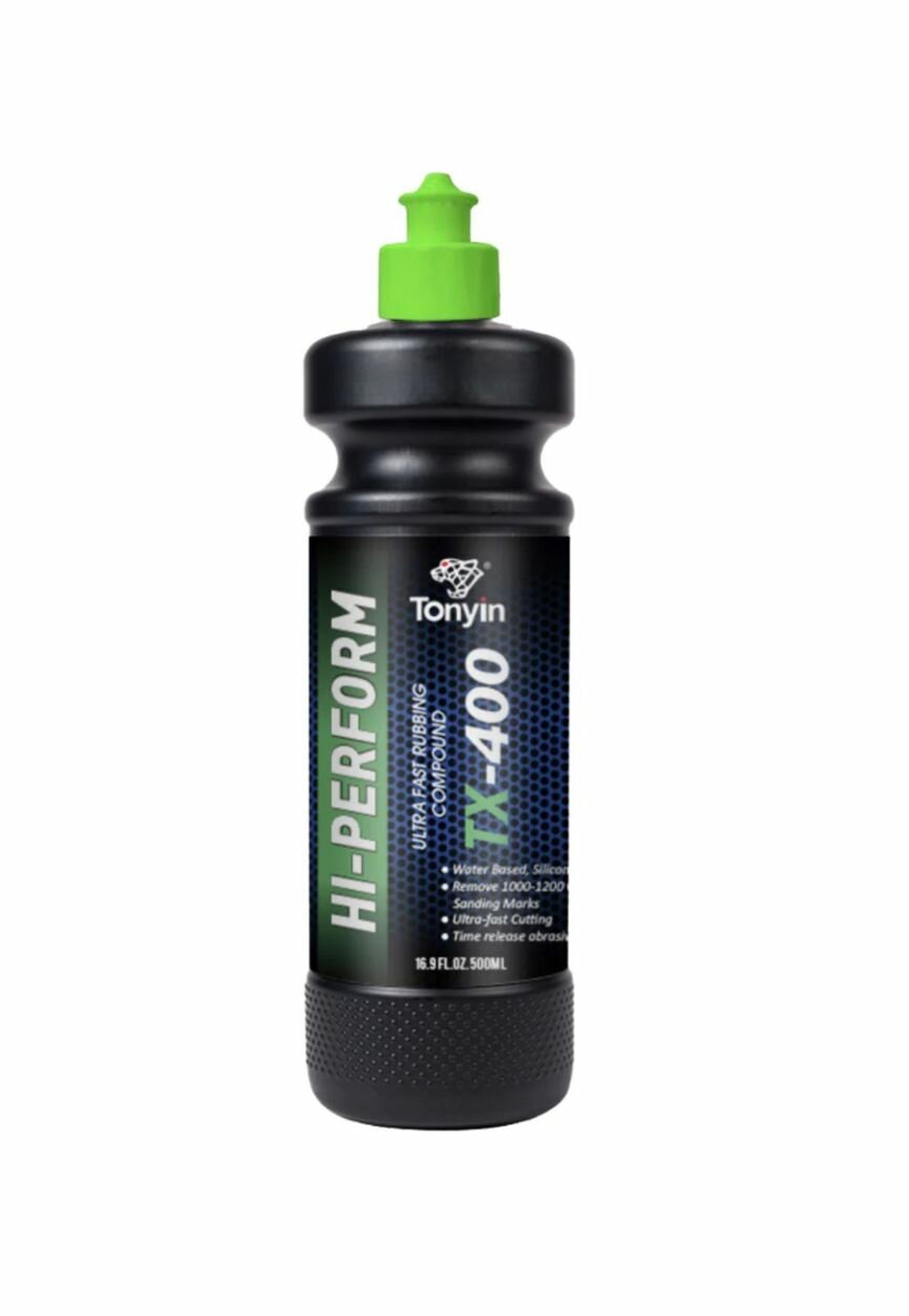 Режущая полировальная паста ULTRA FAST RUBBING COMPOUND TX400A TONYIN, 500 мл.