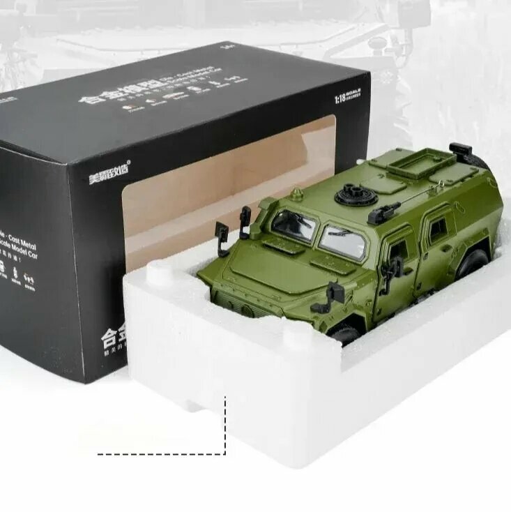 1:18 Dongfeng Mengshi Military Off Road Vehicle Alloy Car Model, Коллекционная модель машины для взрослых, Игрушечный автомобиль с звуковыми и световыми эффектами для детей