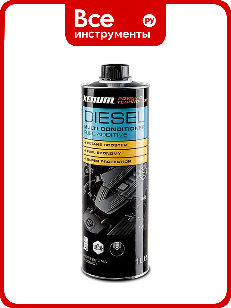 Многофункциональная присадка к дизельному топливу XENUM Diesel Multi conditioner 1 л, регулярного применения