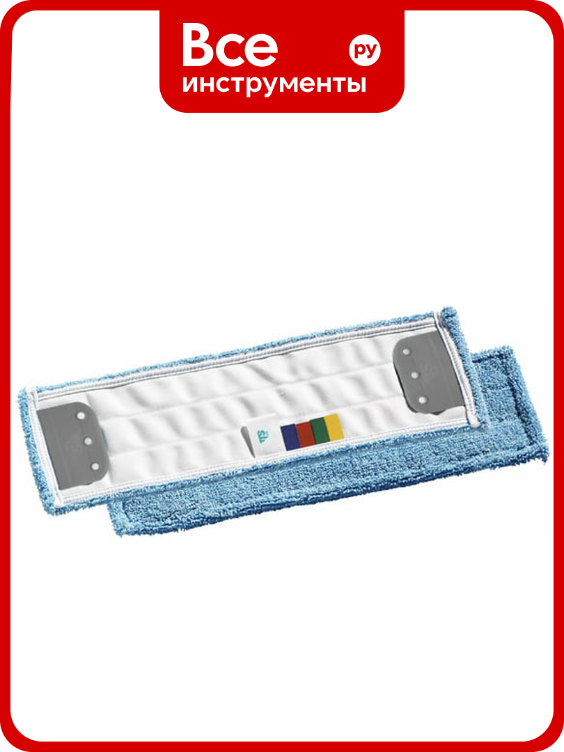 Моп с держателями для гладких полов TTS Microblue 40х13 см 00000695