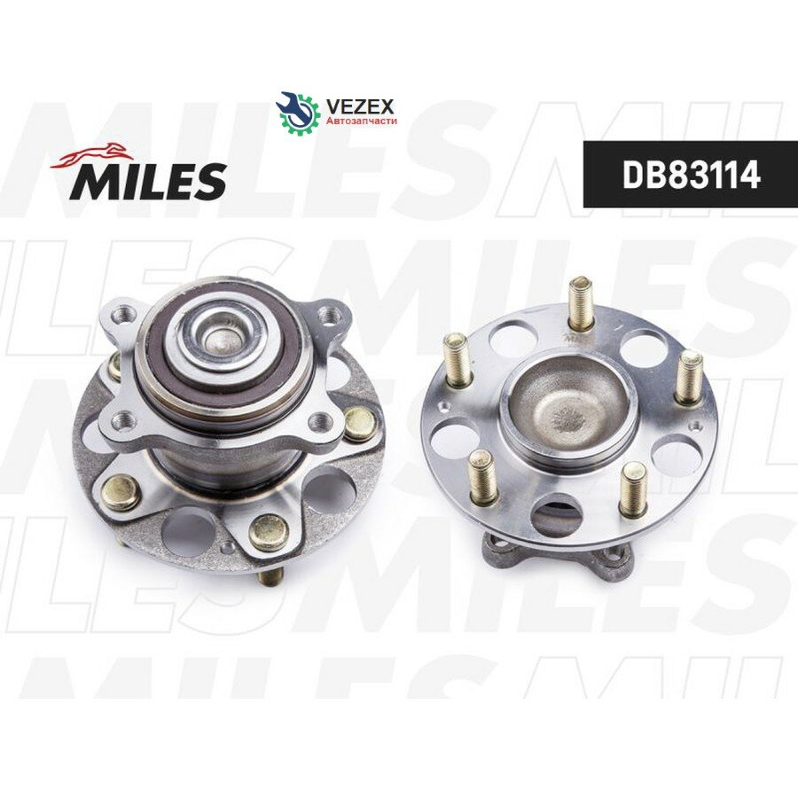 MILES DB83114 Ступица колеса задняя с подшипником HONDA ACCORD VII 03-08 (SKF VKBA3962) DB83114