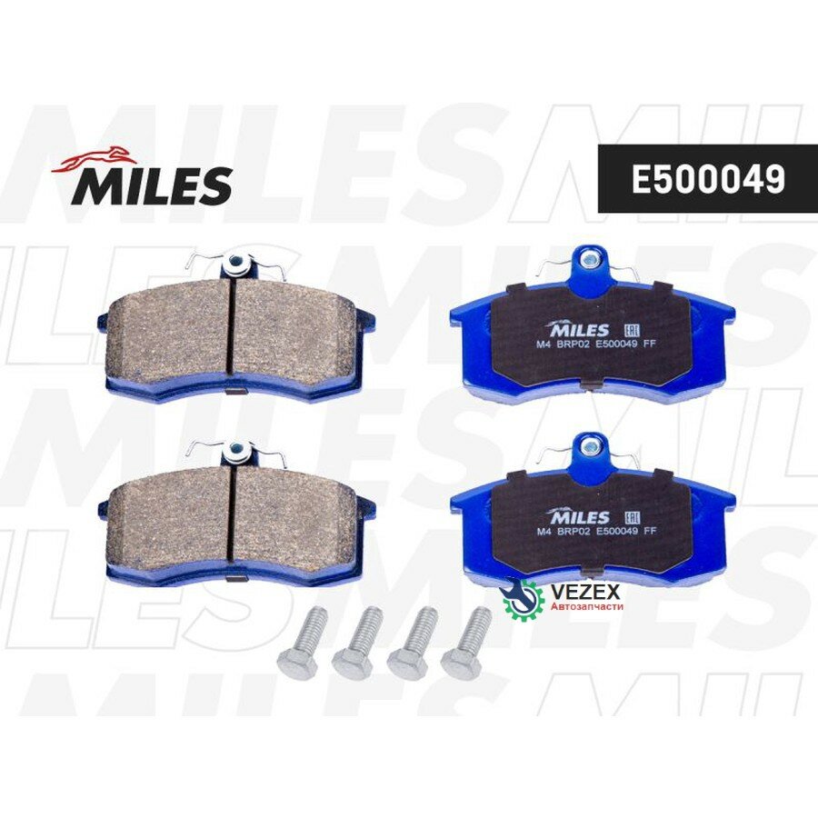 MILES E500049 Колодки тормозные дисковые