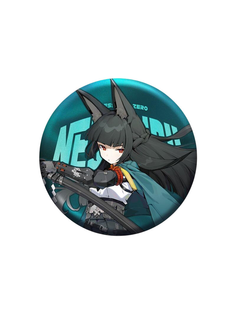 Значок Zenless Zone Zero MIYABI Мияби  6942421158790 металл 7,5 см
