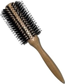 Natulique Круглая расческа с натуральной щетиной Round Comb With Natural Bristles 15ml