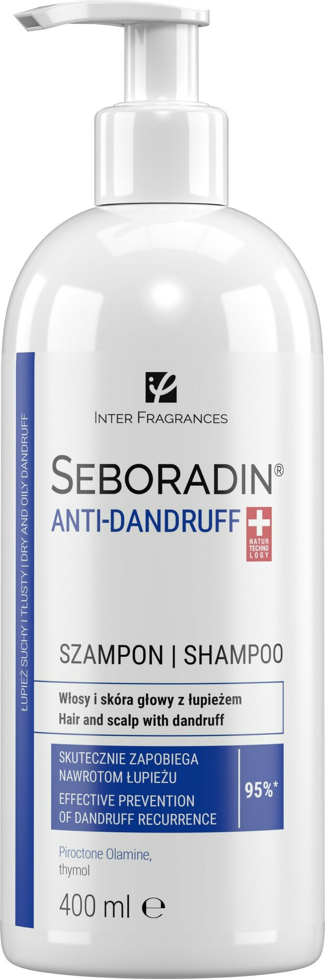 SEBORADIN Шампунь Seboradin против перхоти 400 мл Seboradin Anti-Dandruff Shampoo 400 1 шт.