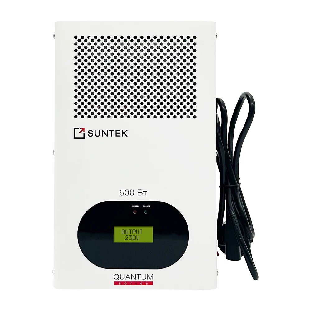 Инверторный стабилизатор SUNTEK QUANTUM 500 ВА для газового котла, 90-310 В IN-500