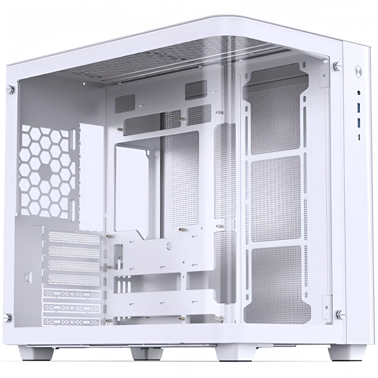 Корпус Midi-Tower JONSBO TK-3 TG, без Б. П, белый (TK-3 White)