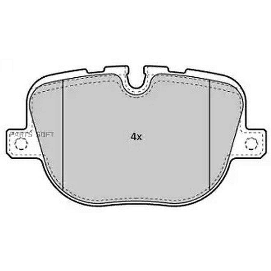 Колодки тормозные задние LAND ROVER Range Rover III 02-13 от официального дистрибьютора, FREMAX, артикул FBP1837