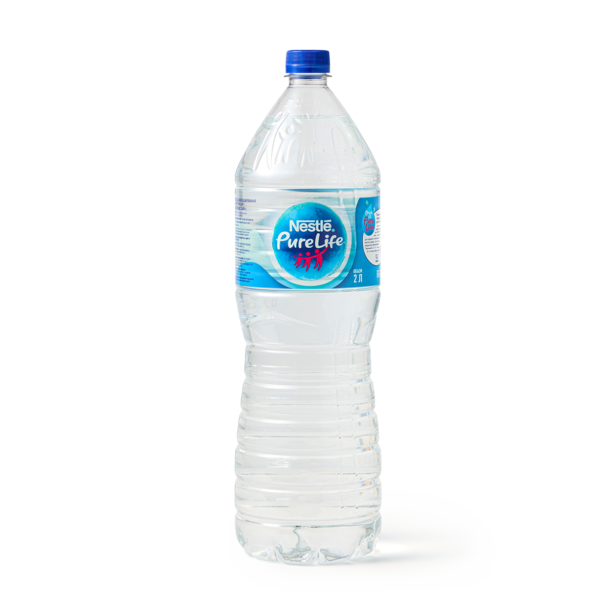 Вода Nestle Pure Life негазированная, пластиковая бутылка, объем 2 л